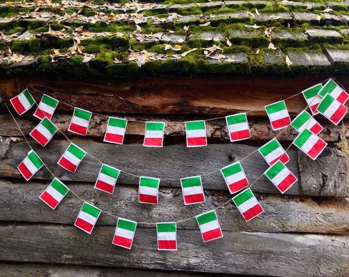 Italian Flag Garland - Etsy
