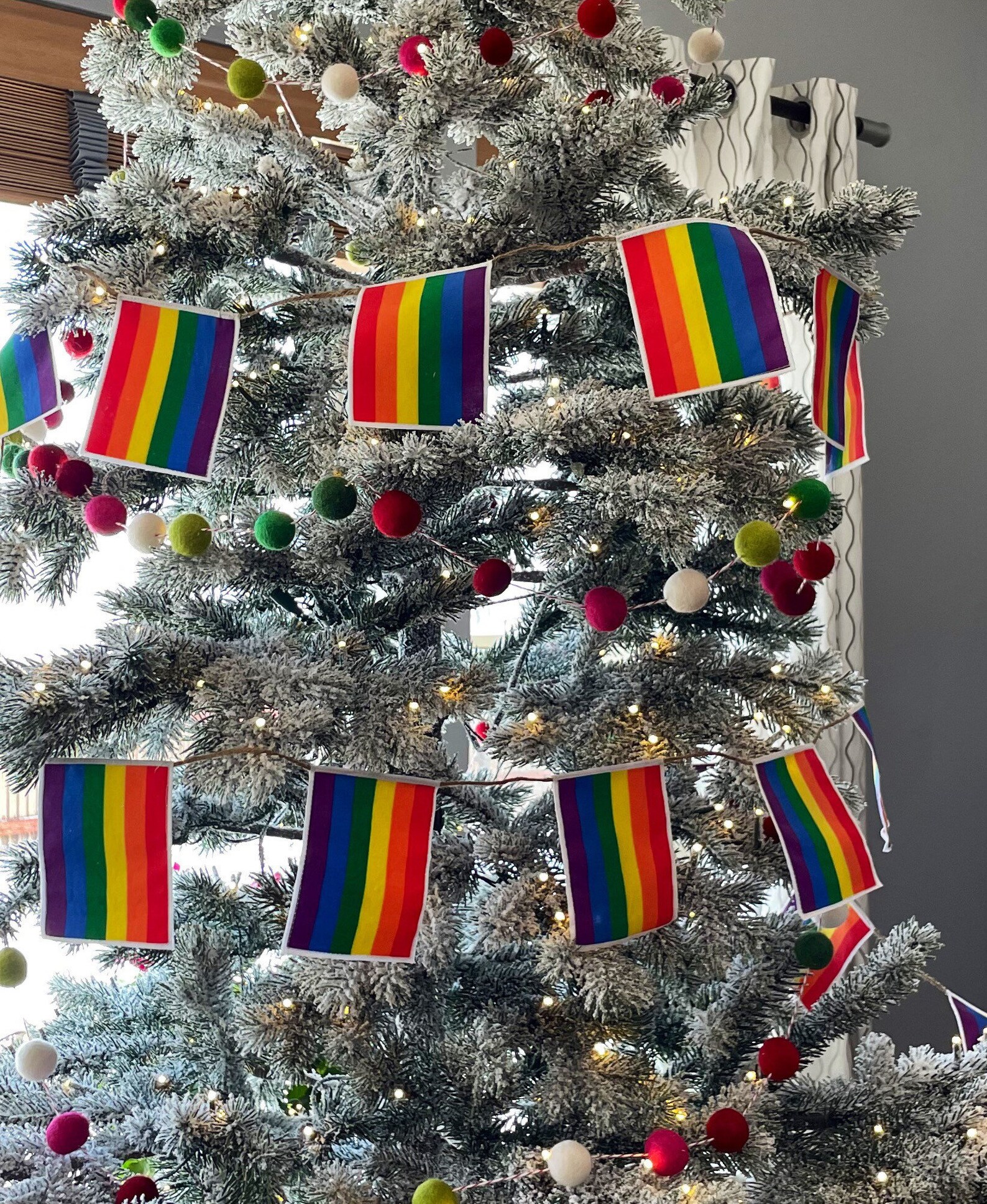 Pride Flag Garland- Small Flags - Etsy