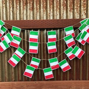 Italian Flag Garland - Etsy