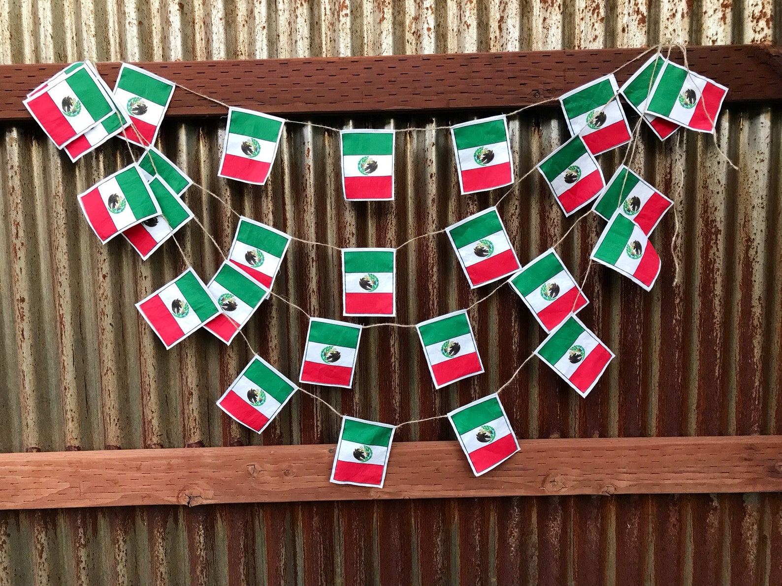 Mexican Flag Garland - Etsy