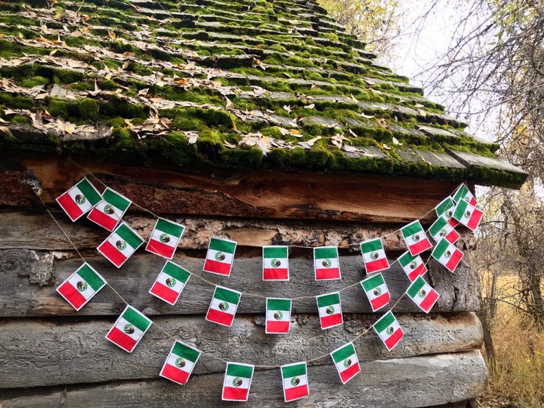 Mexican Flag Garland - Etsy