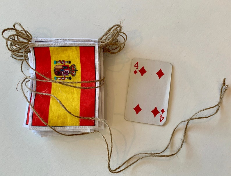 Flag of Spain Garland - Etsy