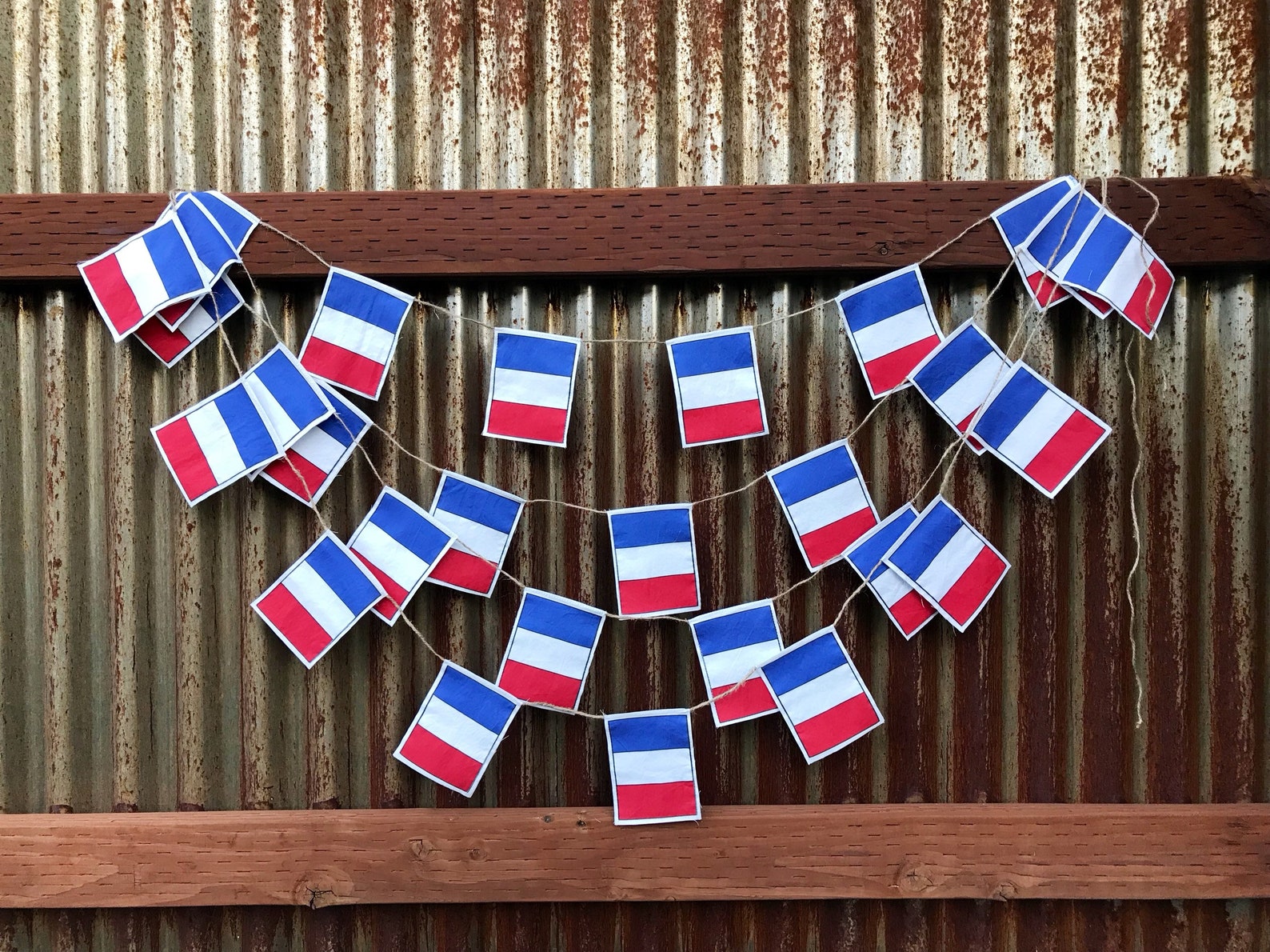 French Flag Garland - Etsy Sweden