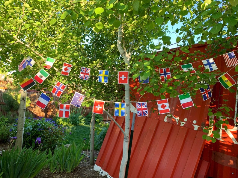 World Flags Garland | Etsy