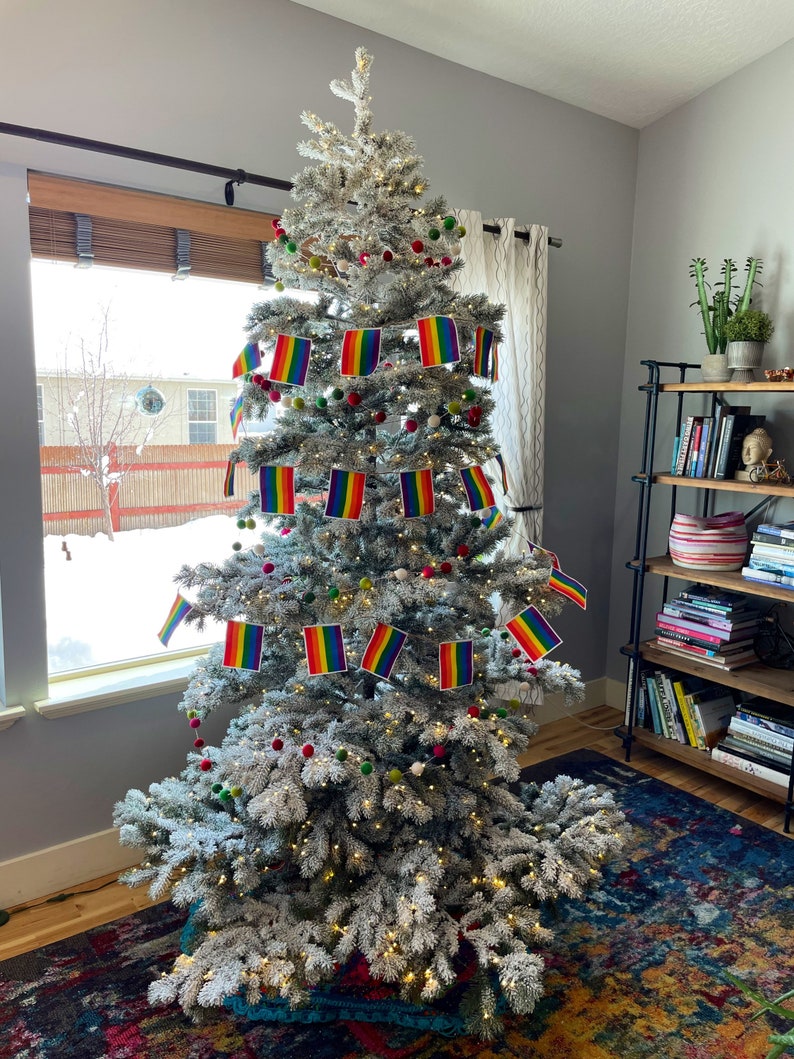 Pride Flag Garland- Small Flags - Etsy
