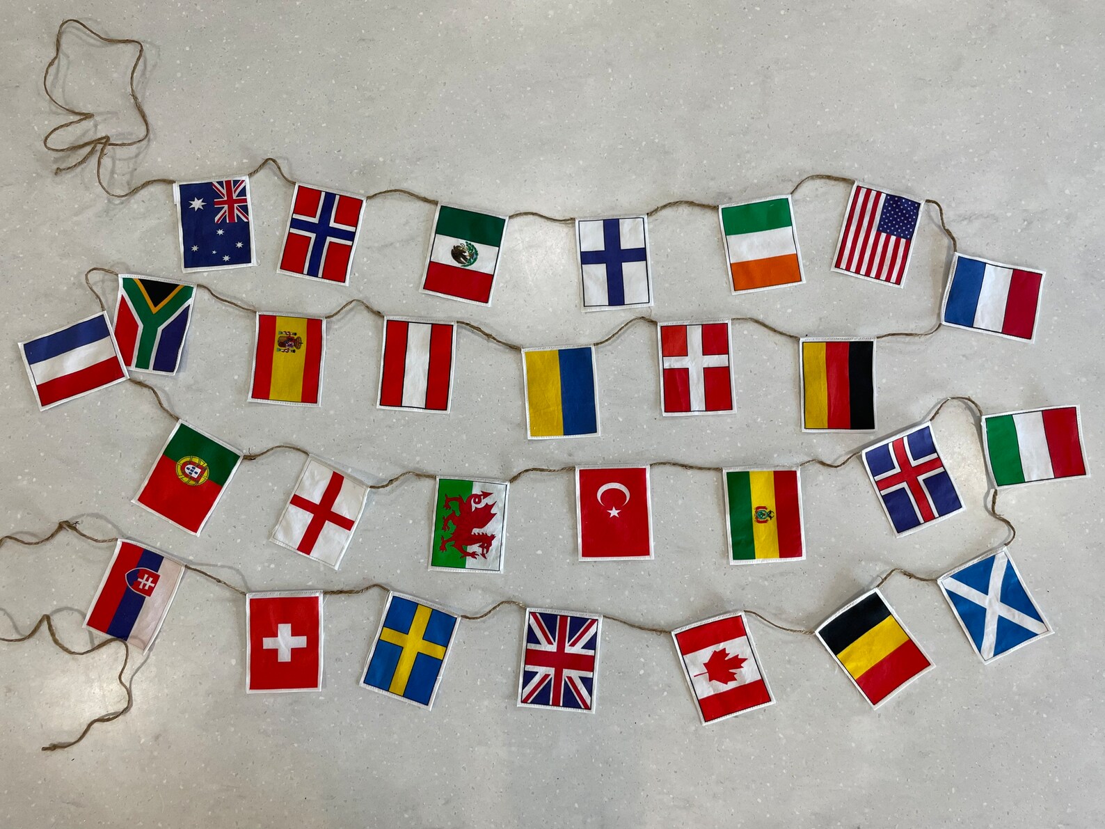 World Flags Garland - Etsy