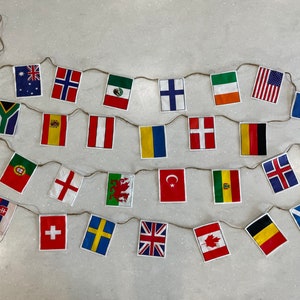 World Flags Garland - Etsy