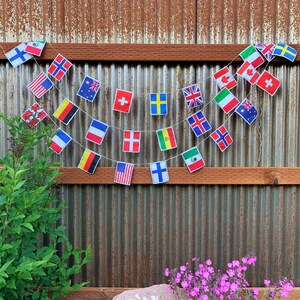 World Flags Garland | Etsy