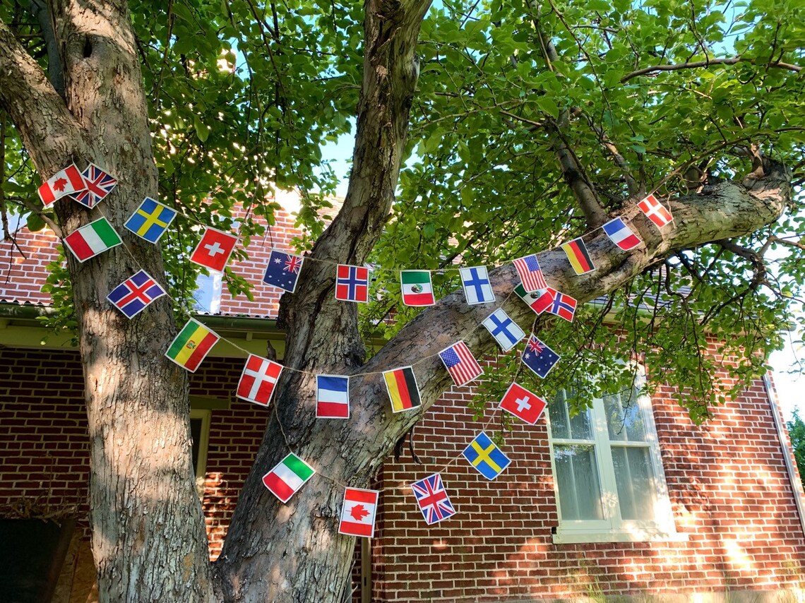 World Flags Garland | Etsy