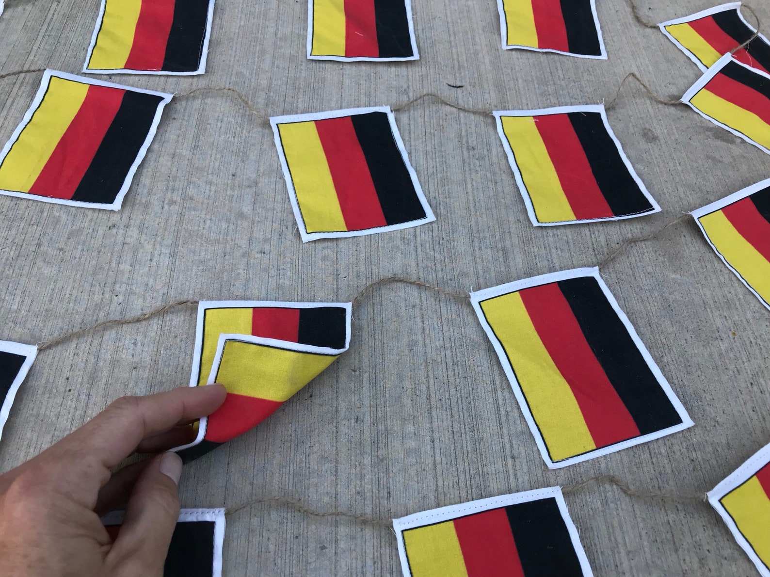 German Flag Garland - Etsy
