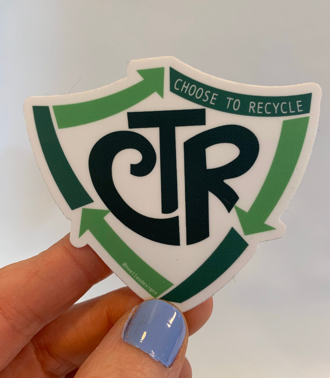 Choose to Recycle Sticker - Etsy