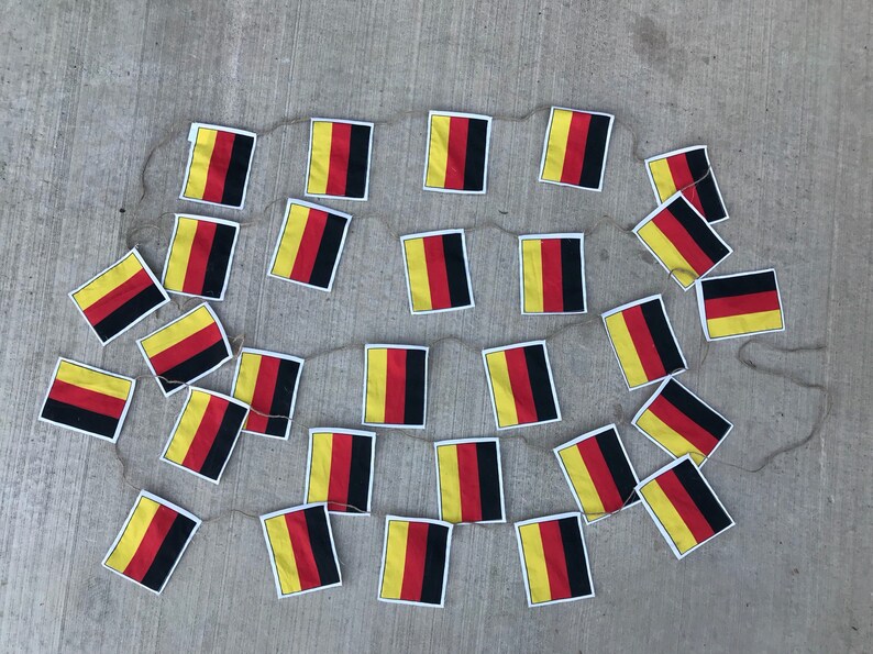 German Flag Garland - Etsy