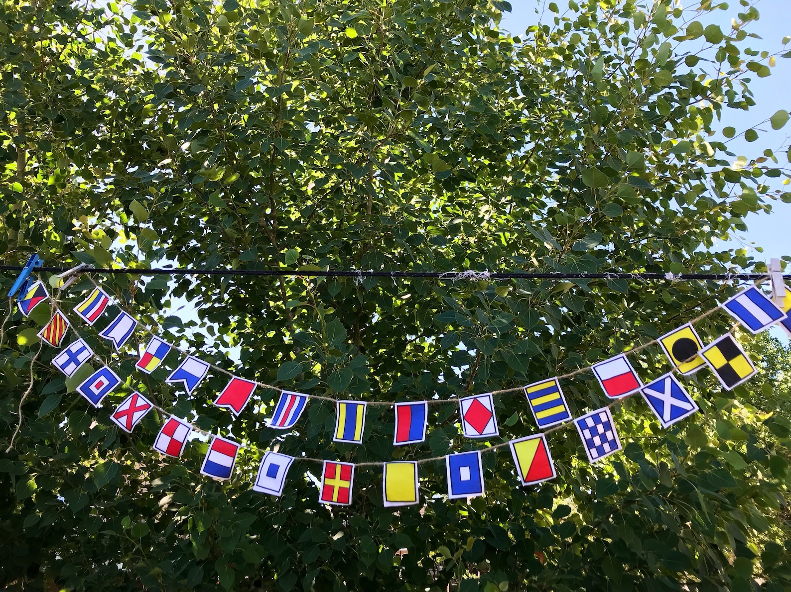 Nautical Flags Garland, A-Z, Tiny Flags - Etsy
