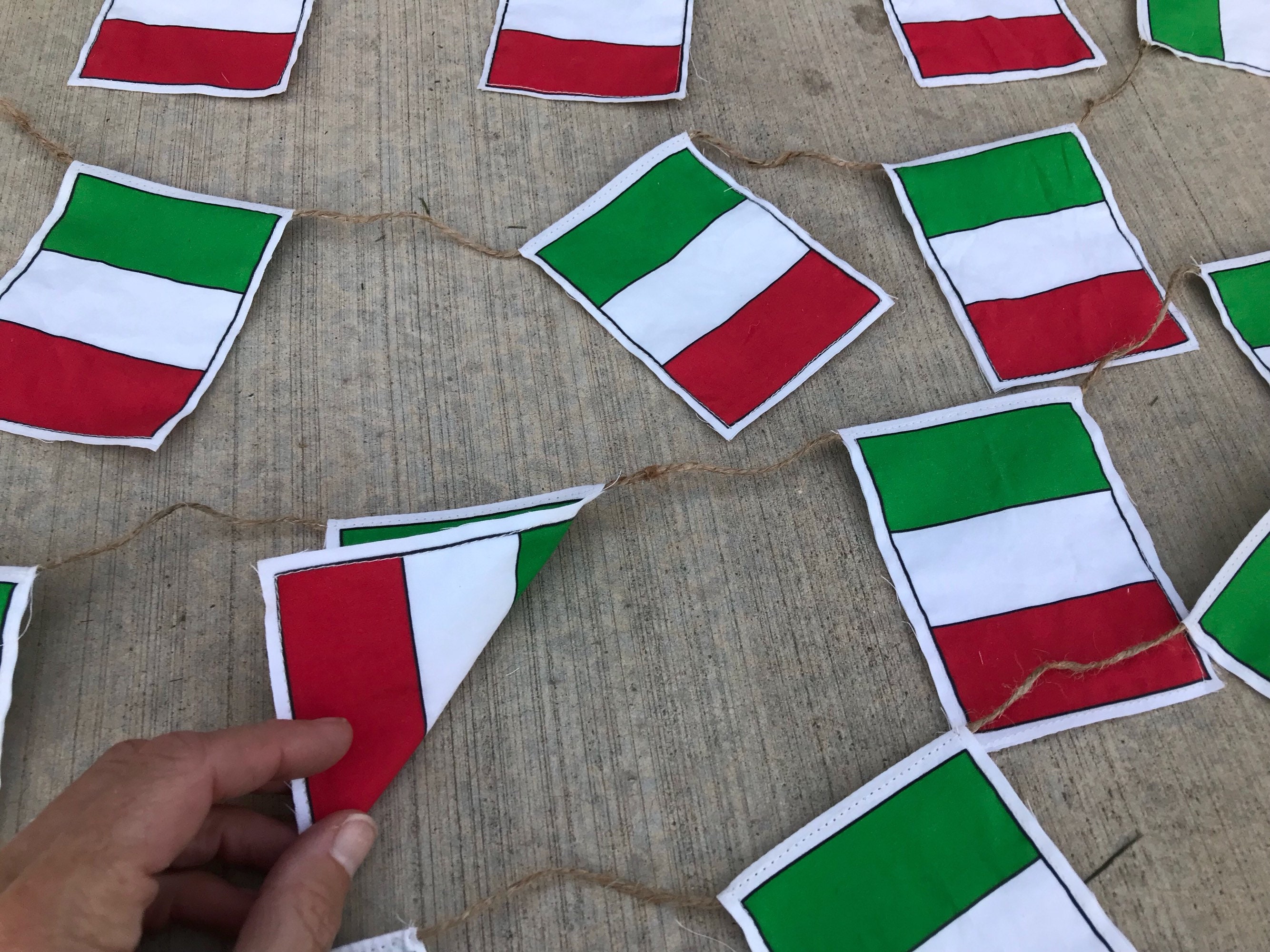 Italian Flag Garland - Etsy