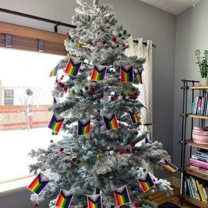 Progress Pride Flag Garland- Small Flags - Etsy