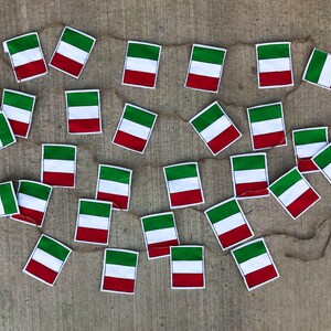 Italian Flag Garland - Etsy