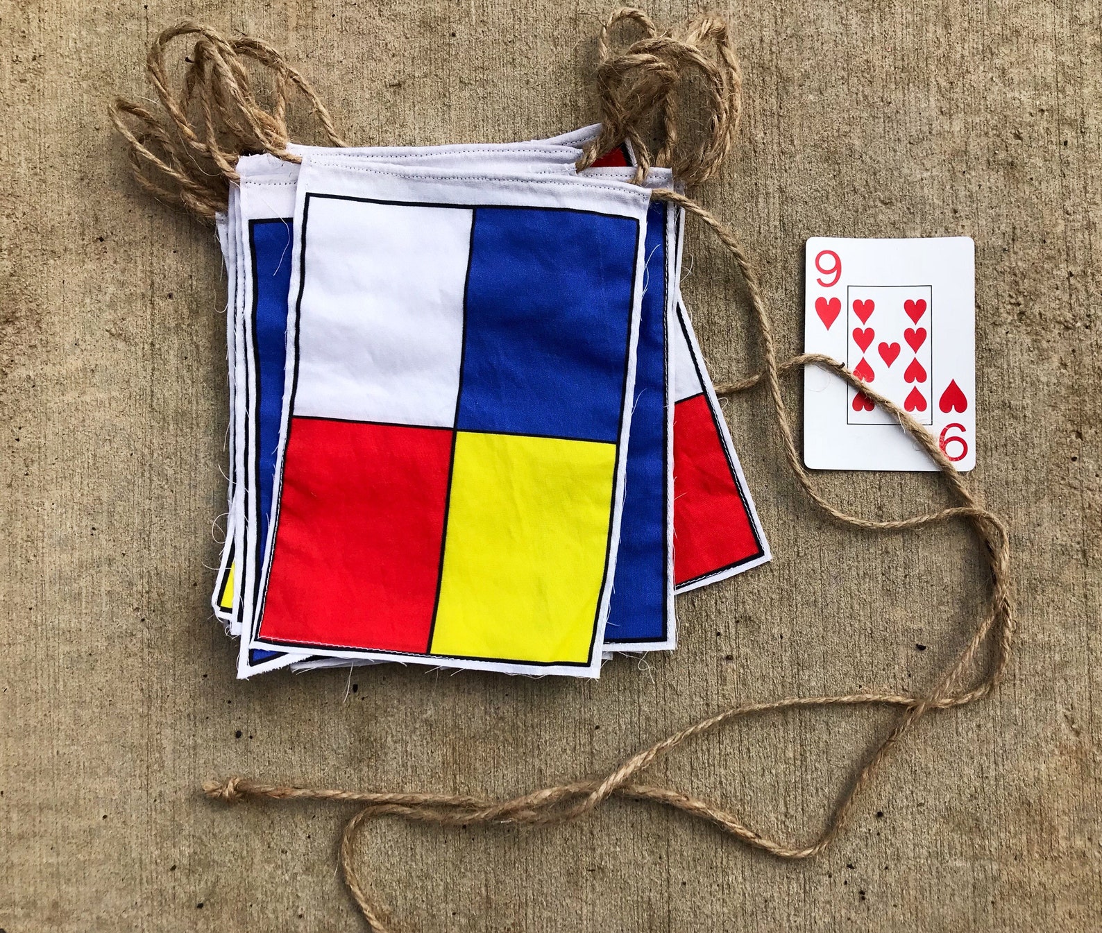 Nautical Numbers Flag Garland, Large - Etsy