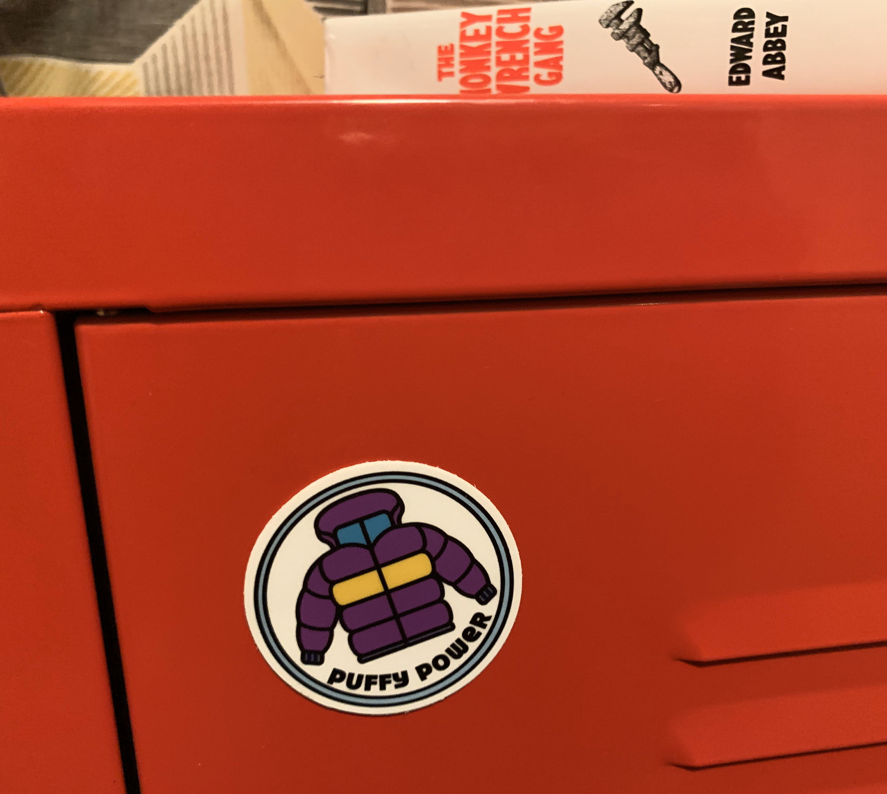 Puffy Power Sticker | Etsy