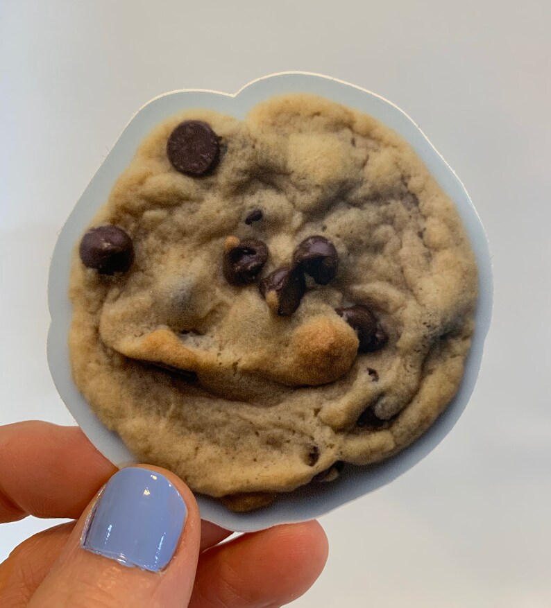 Chocolate Chip Cookie Sticker - Etsy