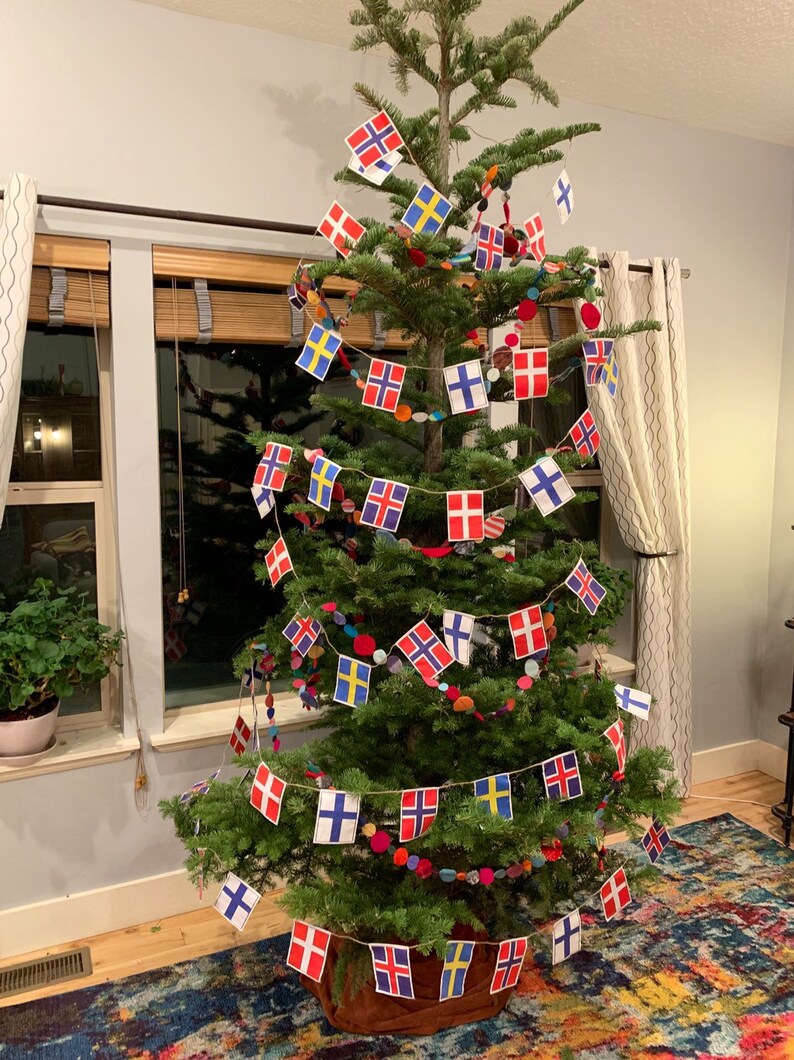 Nordic Flags Garland - Etsy
