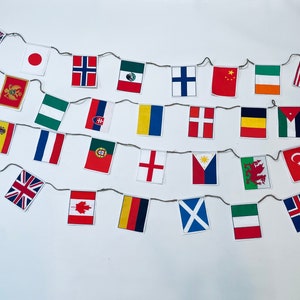 World Flags Garland - Etsy