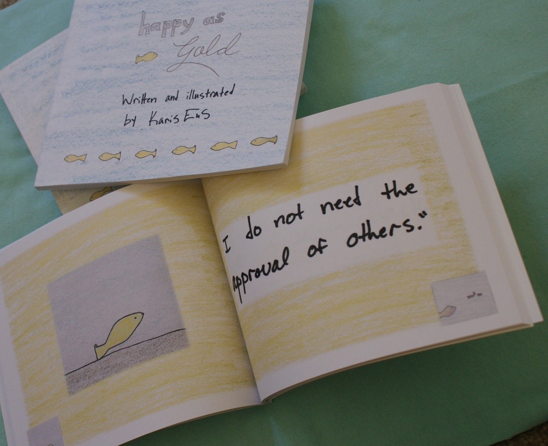 Happy as Gold Flip Book and Picture Book Written by Karis Ens - Etsy