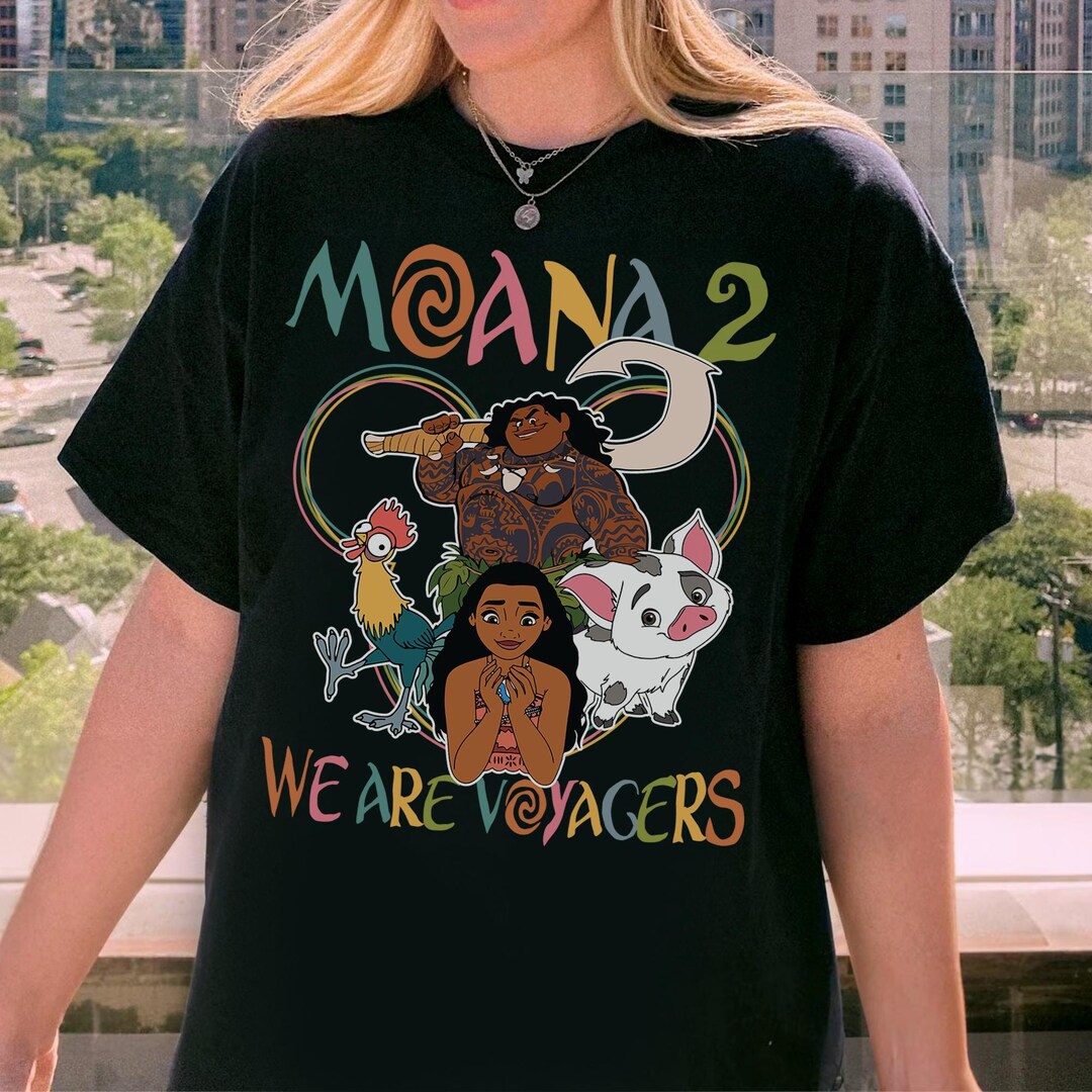 Disney Princess Moana Characters Shirt, Disneyland Minnie Mickey Moana ...