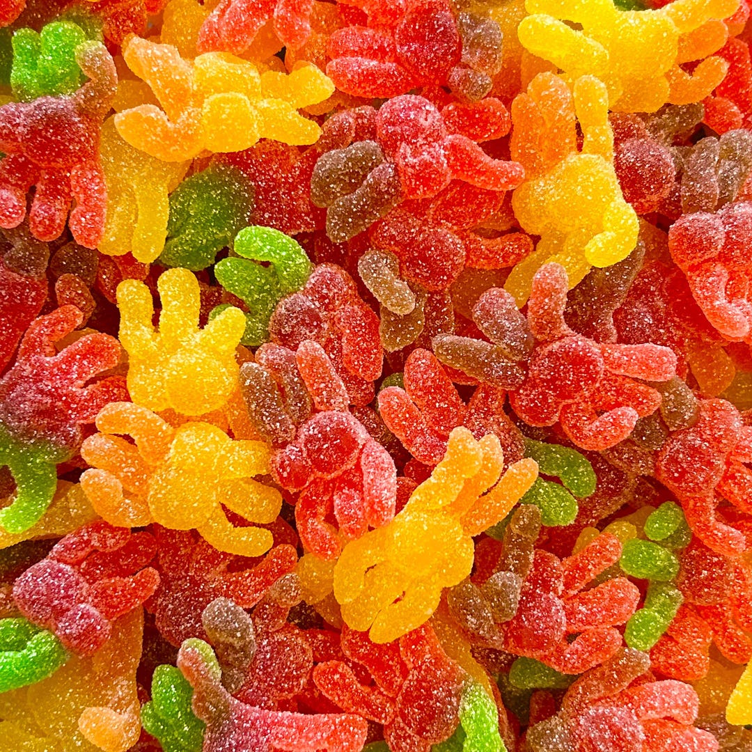 Fizzy Spiders Jelly Gummy Retro Sweets Party Candy Pick N Mix Halloween ...