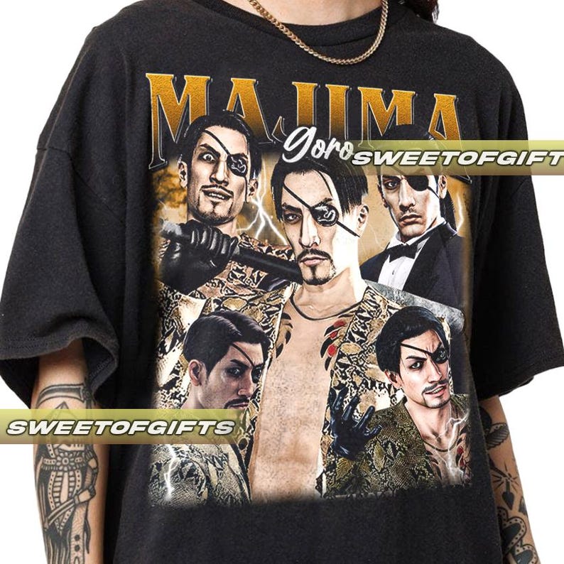 Limited Goro Majima Yakuza Tshirt Vintage Unisex Shirt - Etsy