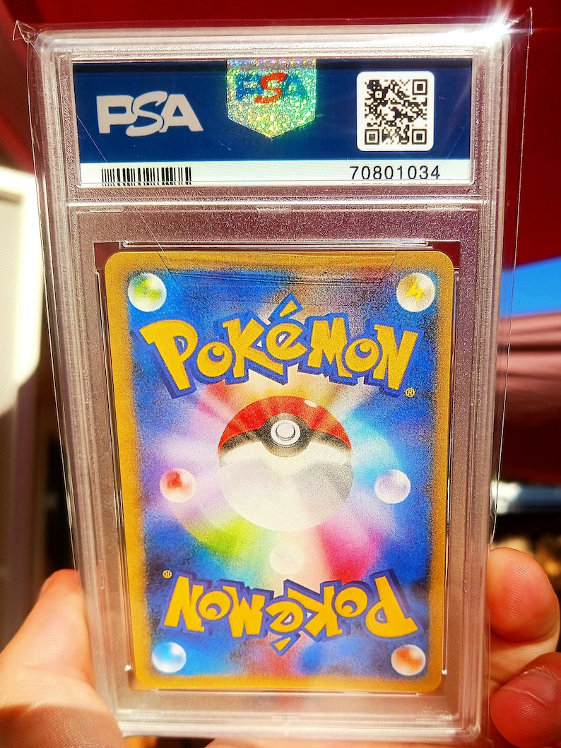 PSA 10 Luigi Pikachu 296/xy-p PROXY Pokemon Card w/ Slab & Working QR ...