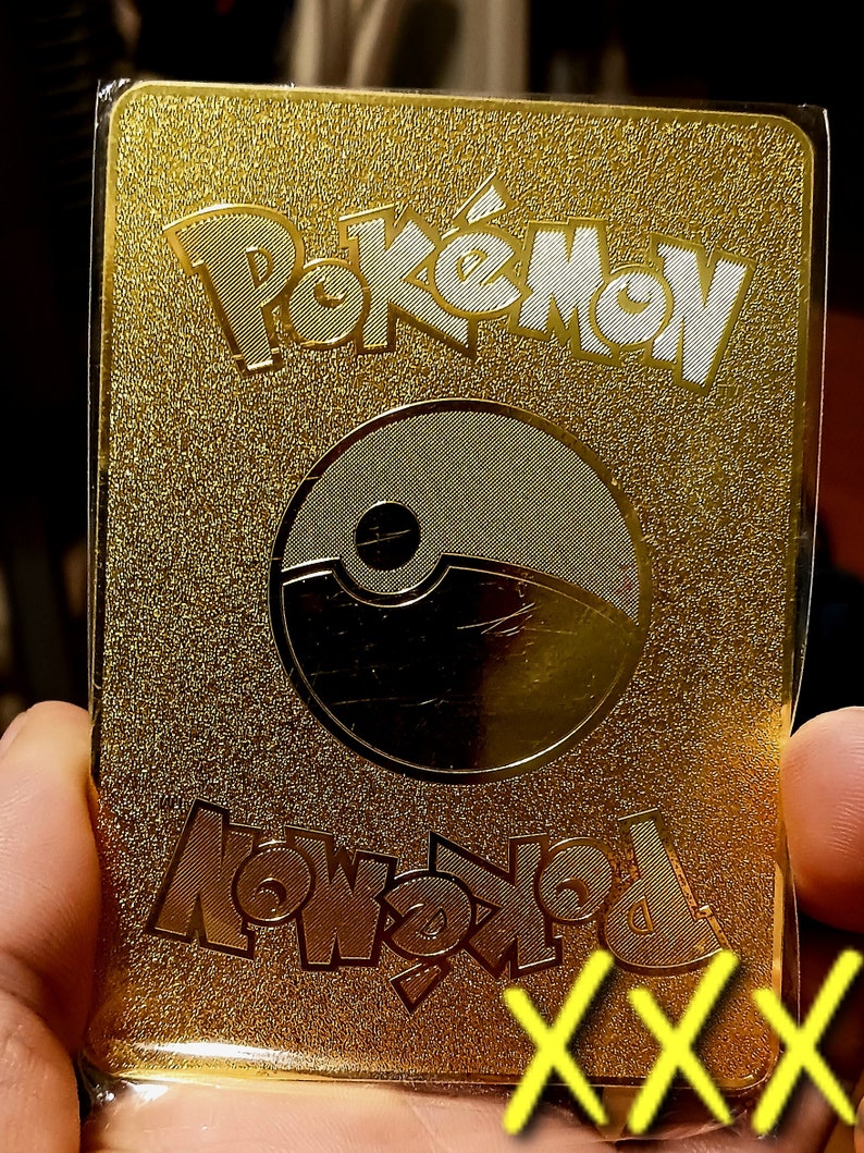 Pokemon TCG Luigi Pikachu Cosplay 24kt Gold Plated Card Collectible ...