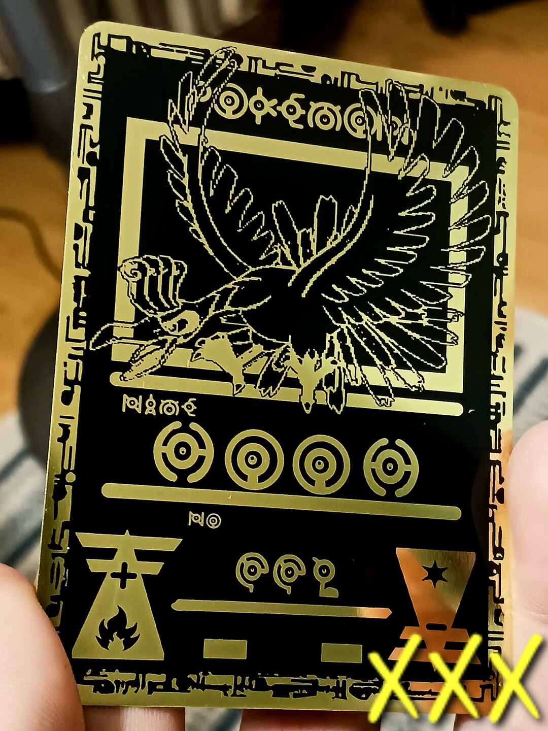Pokemon TCG Ancient Ho-oh Gold Trading Card - Etsy