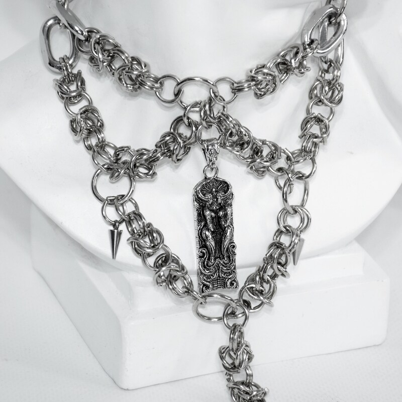 Chainmail Necklace - Etsy