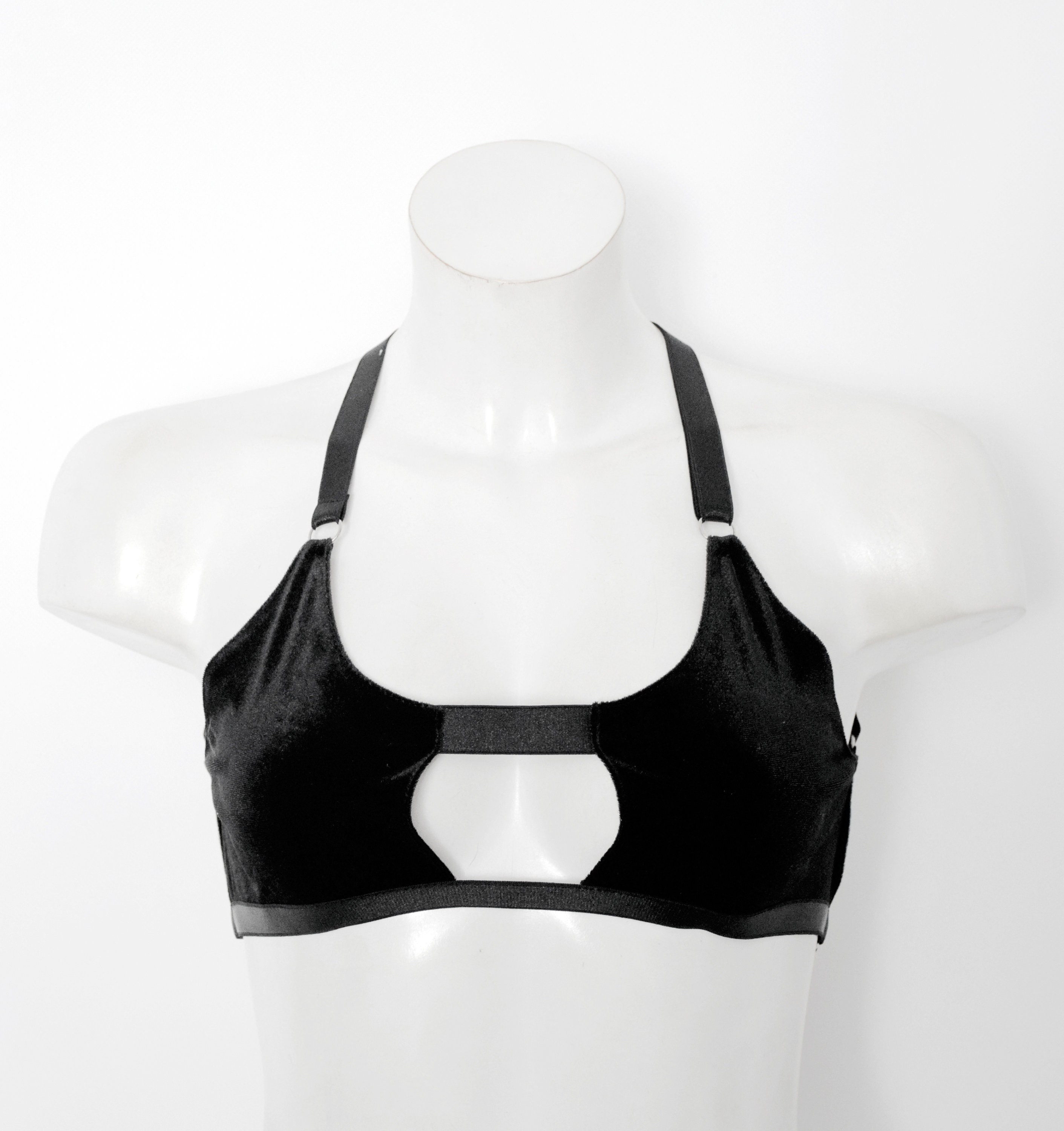 Trap Lingerie Set Womens Lingerie Set Of Bra Harness And Panties Etsy