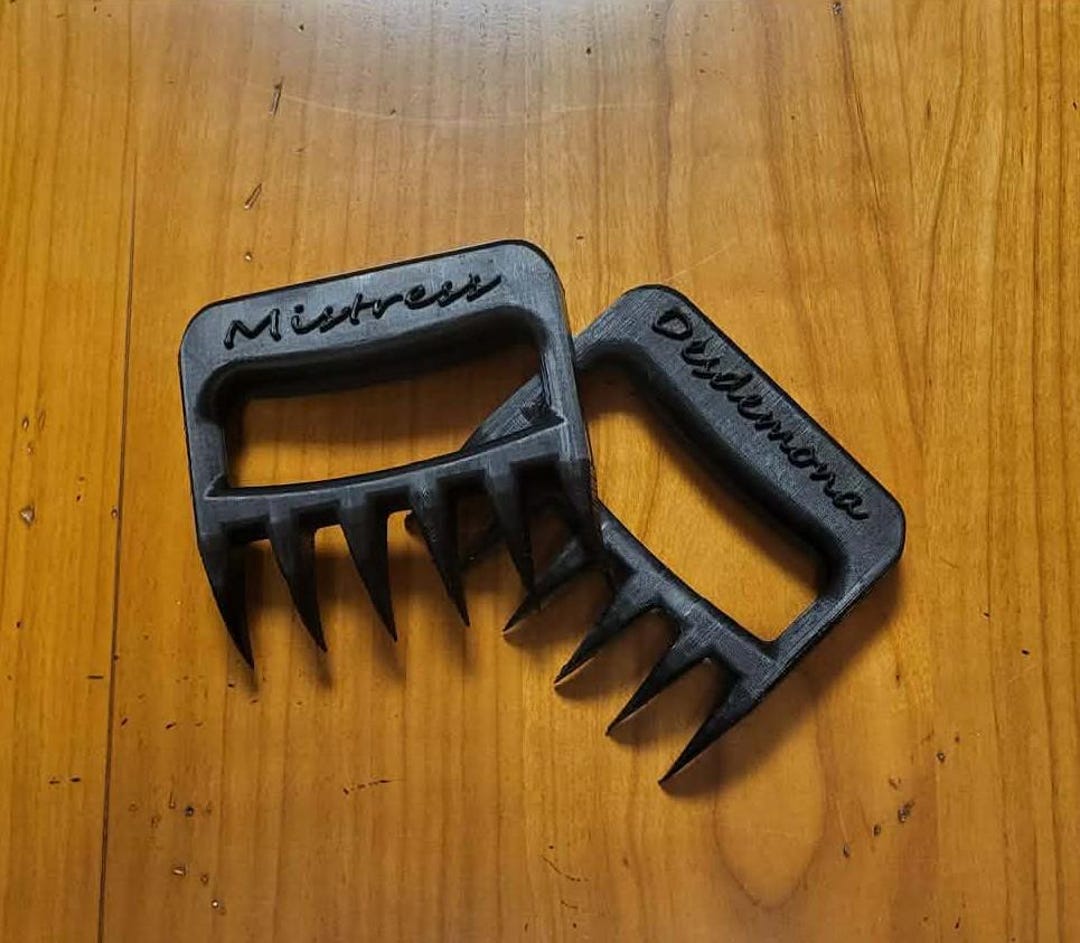 Custom 3d Printed Bdsm Claws Personalized Fetish Accessory With Name