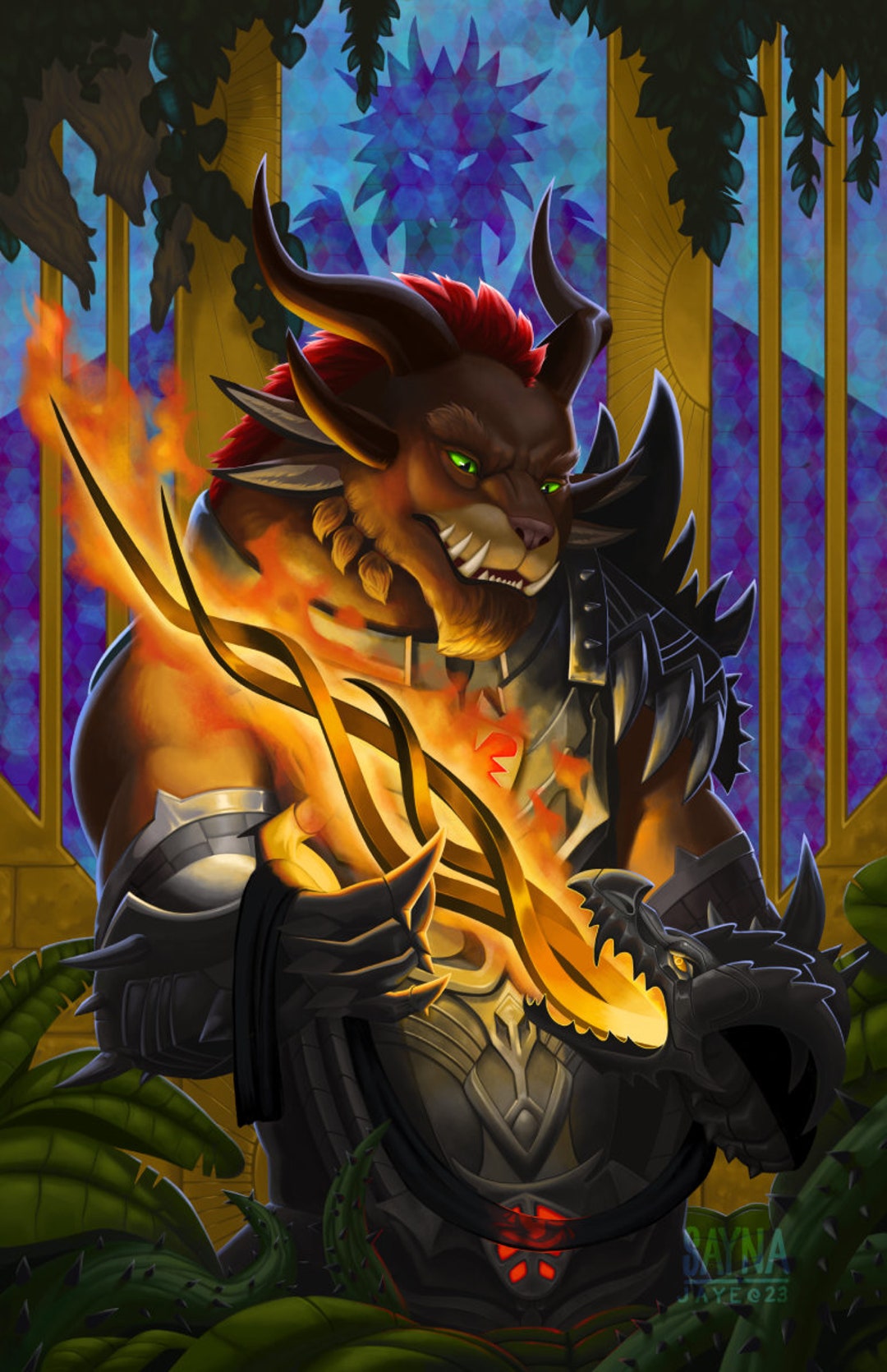 GW2 Holographic Rytlock Sohothin Print - Etsy