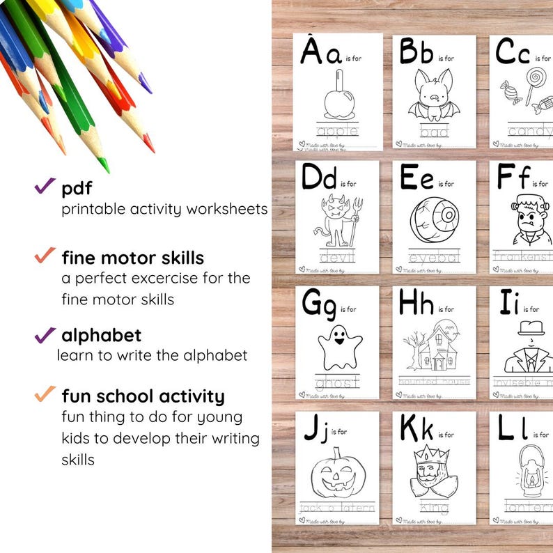 Educational Activities, Halloween Coloring Book, Homeschool Worksheet ...