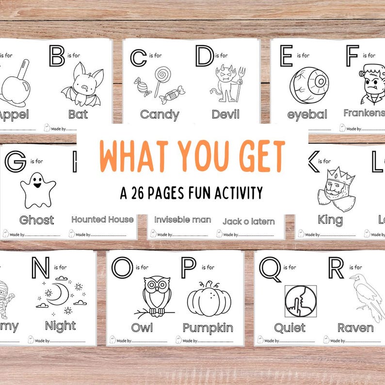 Educational Activities, Halloween Coloring Book, Homeschool Worksheet ...