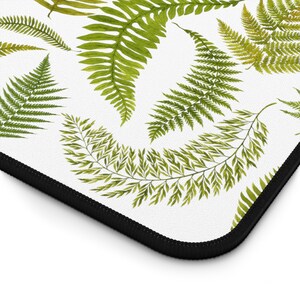 Vintage Botanical Fern Desk Mat | Botanical Mouse Pads | Forest Ferns ...