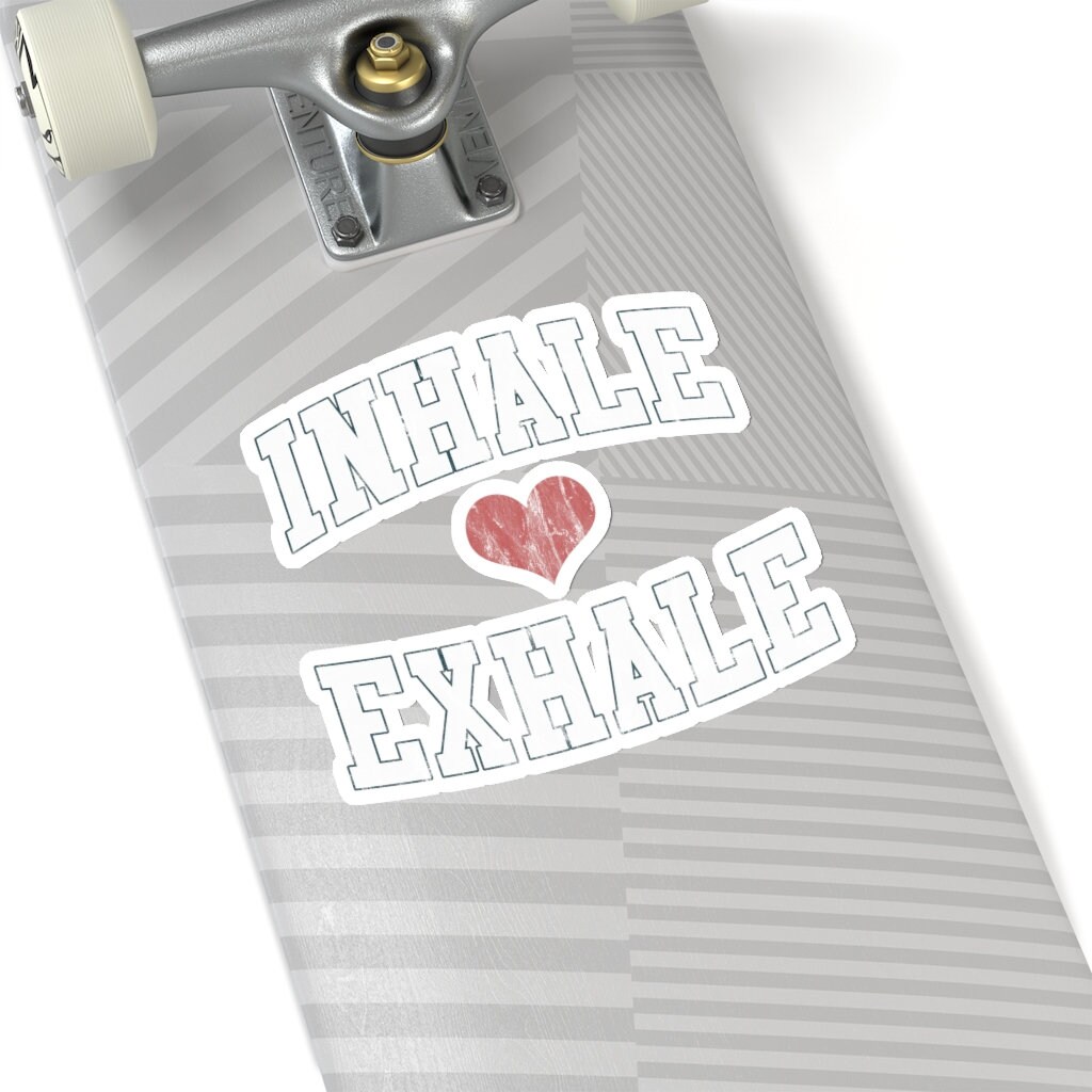 Inhale Exhale Sticker - Etsy