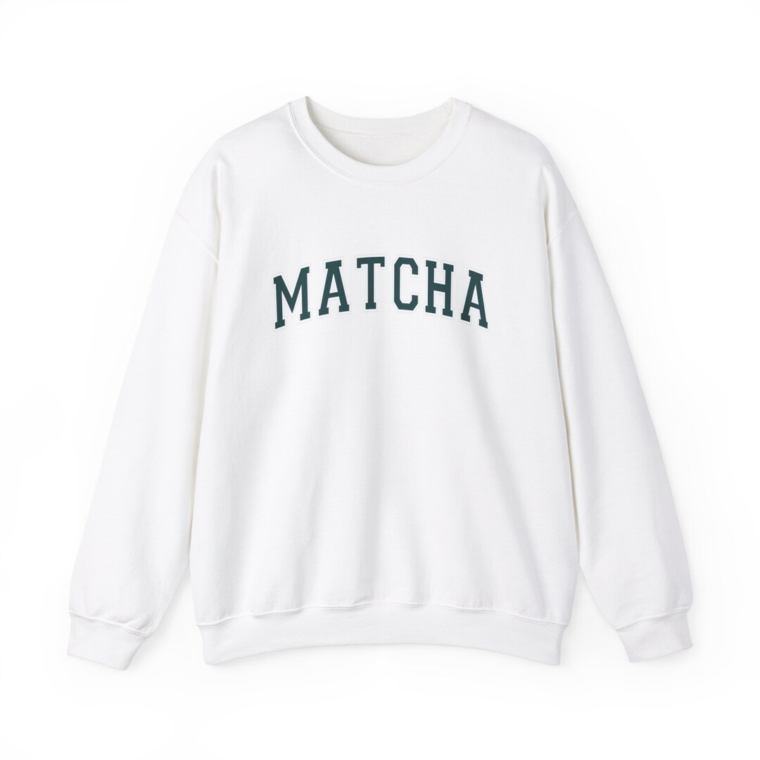 Matcha Crewneck Sweatshirt | Matcha Vintage Sweatshirt | Matcha Shirt ...