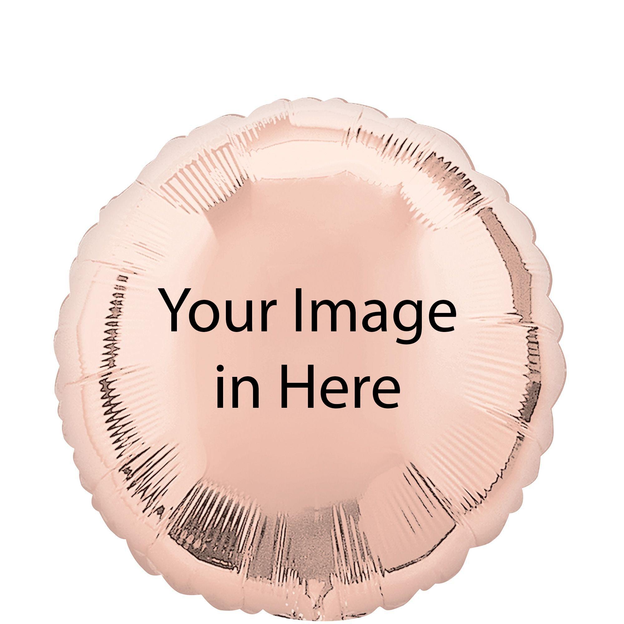Personalized Round Shaped 17" Foil Balloons for All Events - Etsy