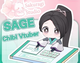 Sage Valorant Chibi Vtuber LIVE2D Model, Rigged, Ready to Use, Skills Responsive deluxe Version ...