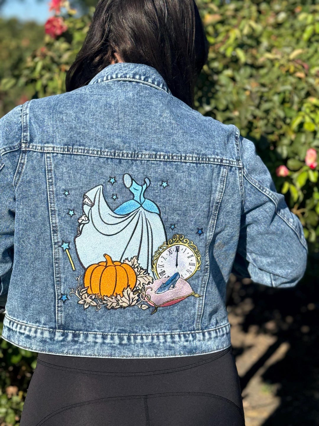 Disney Cinderella, Cinderella Embroidered Jean Jacket, Cinderella ...