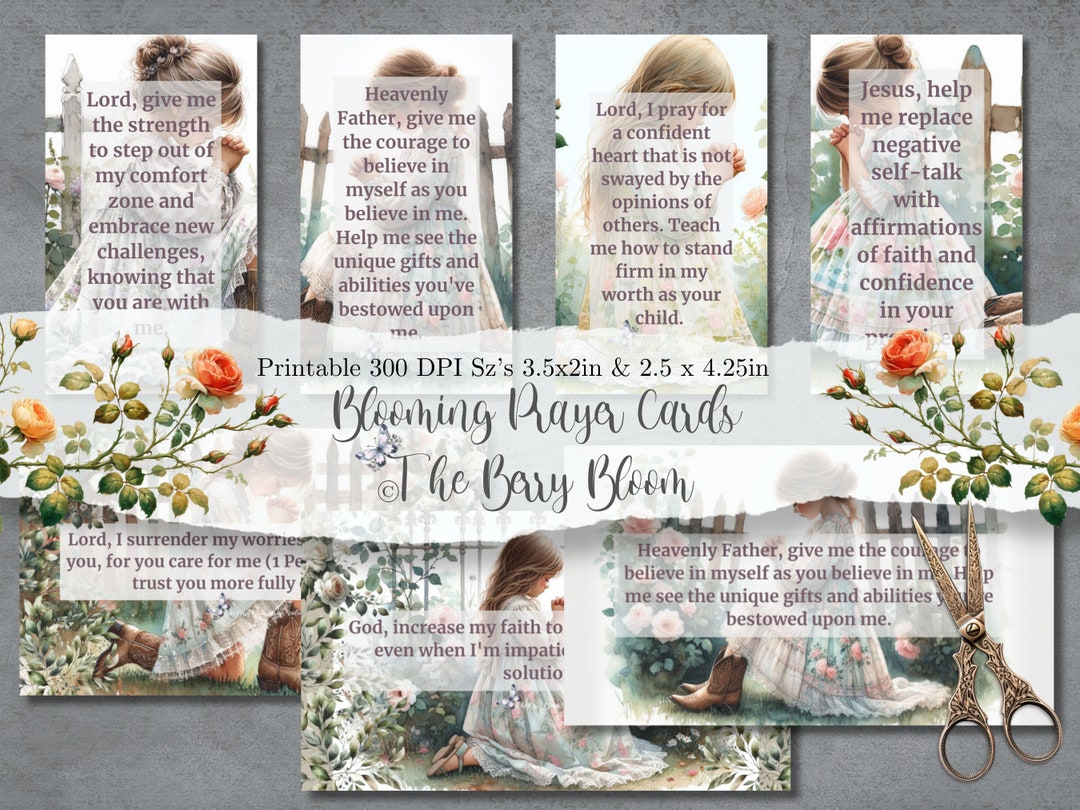 Blooming Prayers: Inspirational Prayer Cards by the Berry Bloom Shop ...