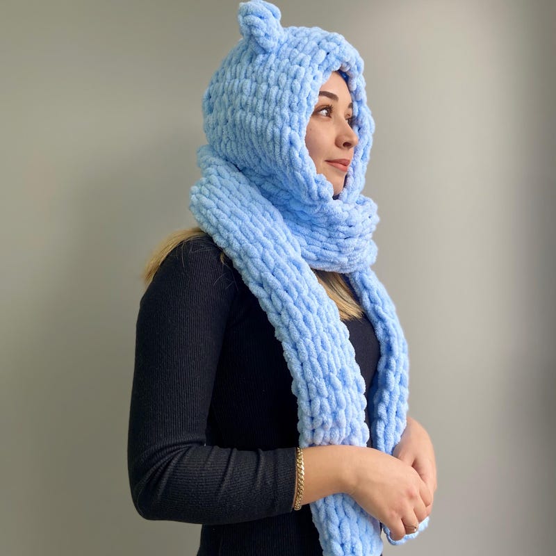 Face Scarf - Etsy