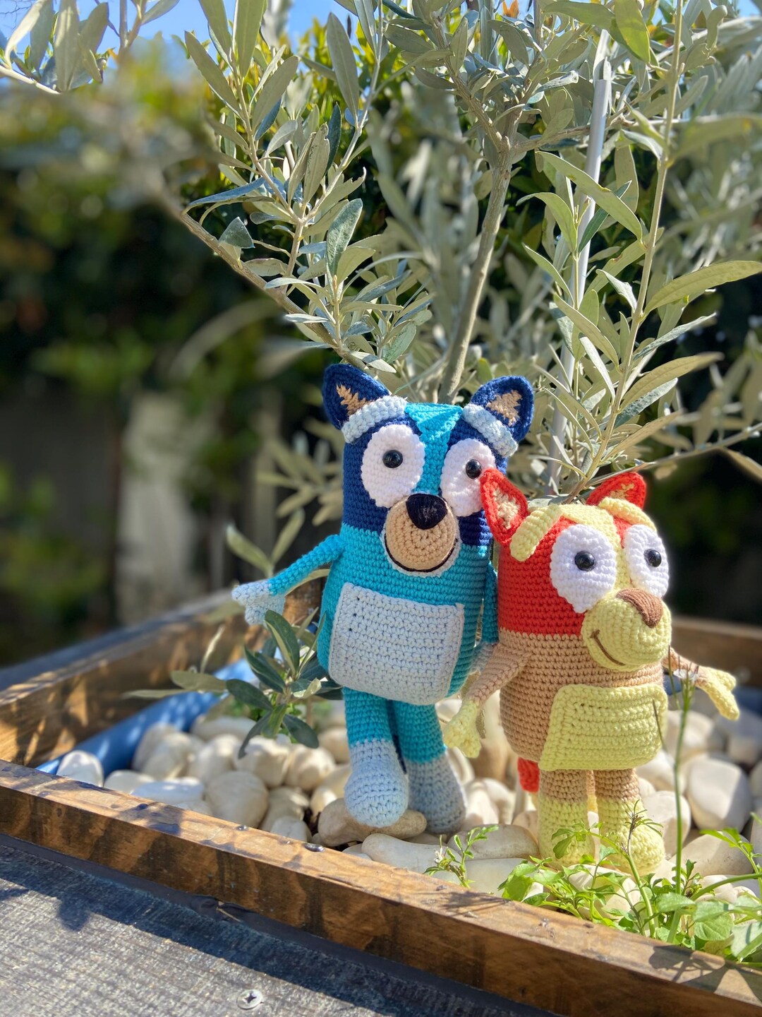 Crochet Bluey, Handmade Knitted Bluey Amigurumi Toy, Bluey Inspired ...