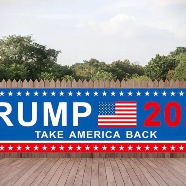 Trump Fence Sign. - Etsy