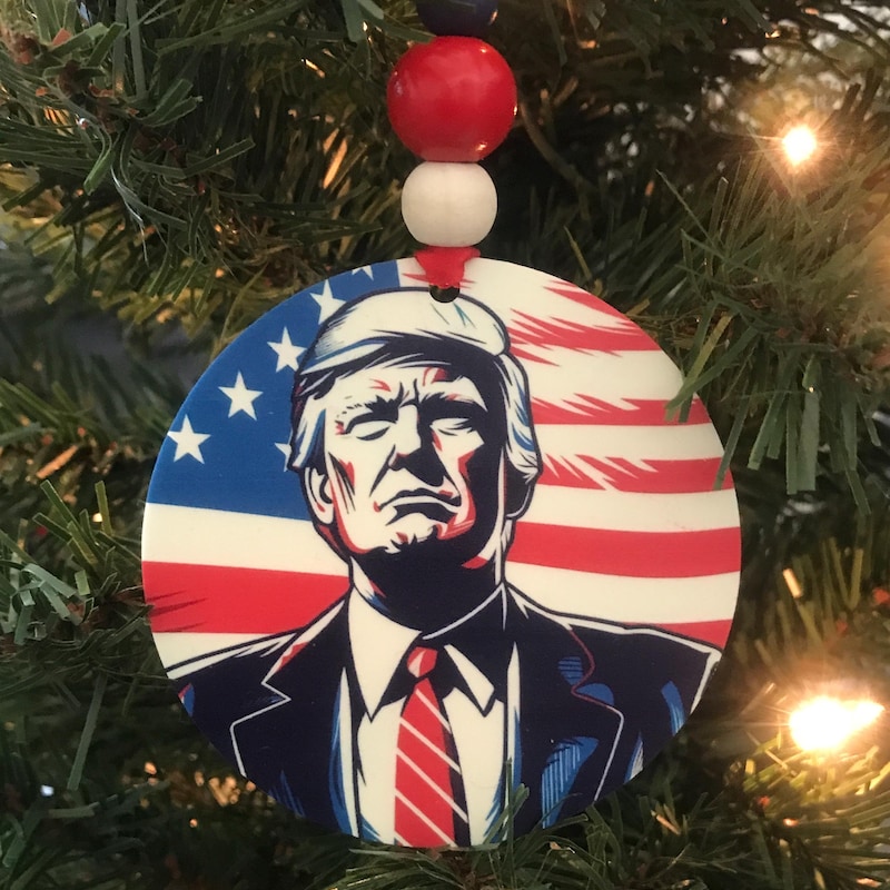 Trump Christmas Tree Ornaments - Etsy