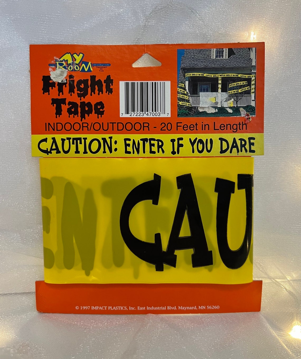 Vintage 90s Halloween Decor Impact Plastics Spooky Ghost Pumpkin Sign ...